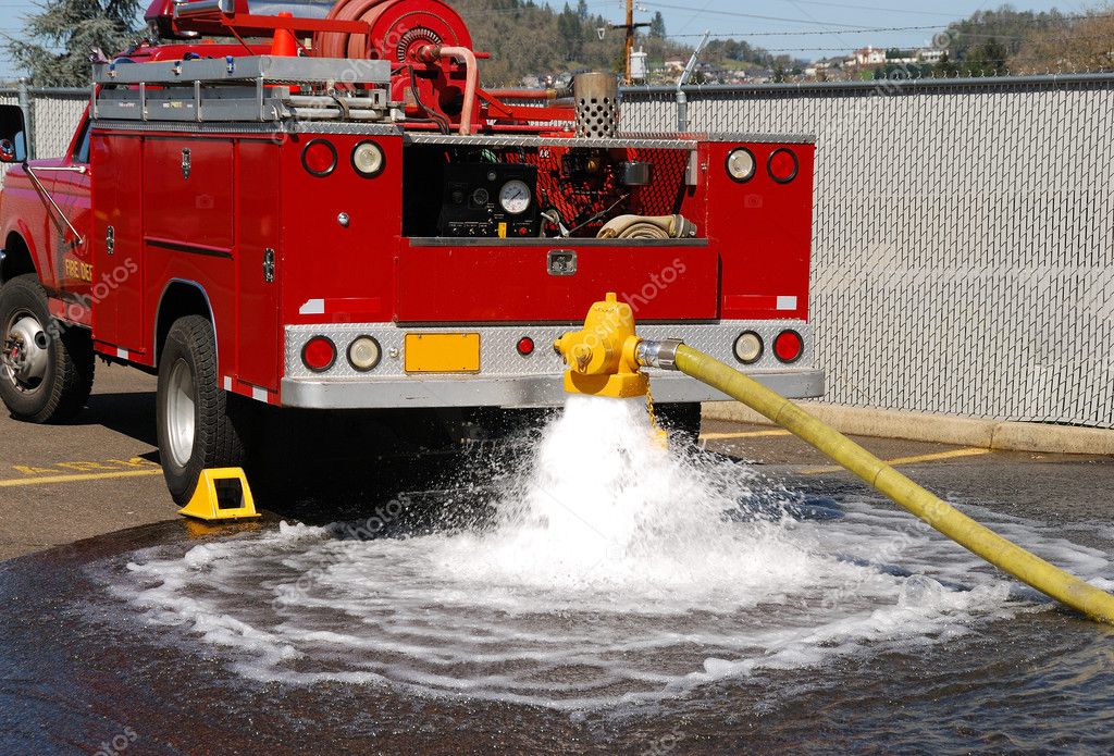 Hydrant Testing — Stock Photo © dpfoxfoto #20533177