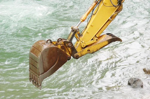 Digger on water Stock Photos, Royalty Free Digger on water Images ...