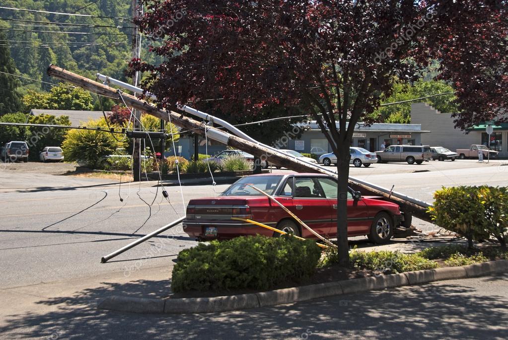 Car and Power Pole – Stock Editorial Photo © dpfoxfoto #45898895