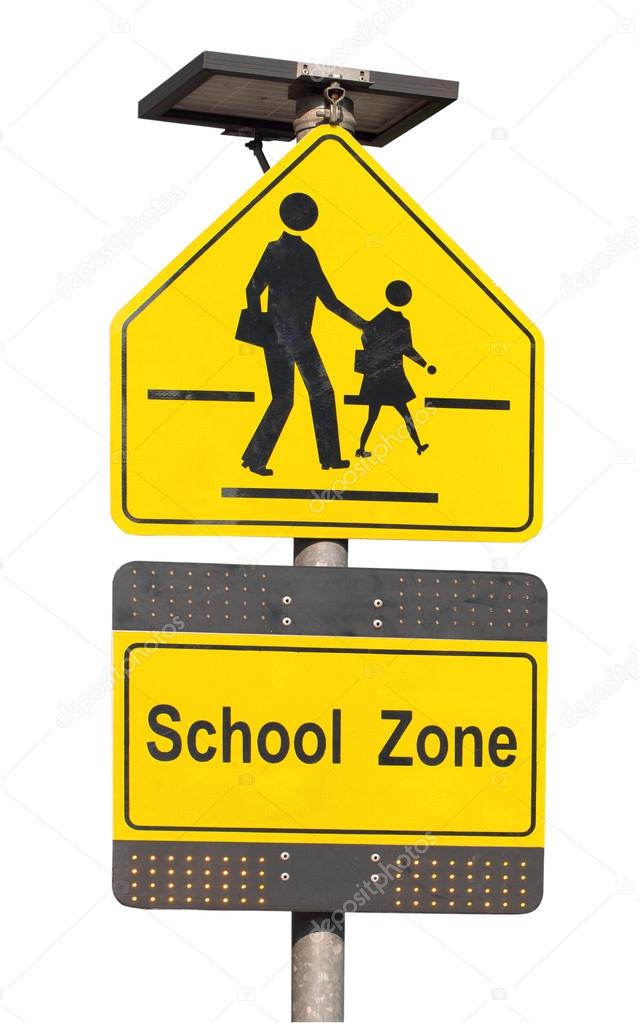 School Zone Sign Clip Art