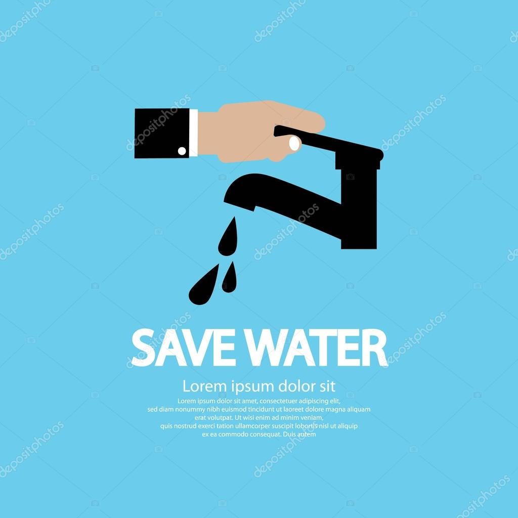 Water Conservation Stock Vector Image by ©happymay #32883281