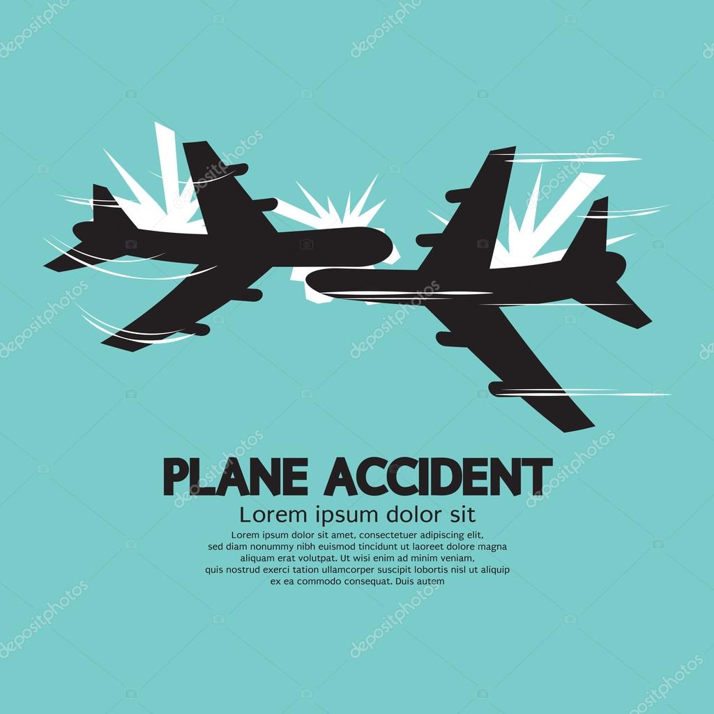 Plane Accident Vector Illustration Stock Vector Image by ©happymay ...