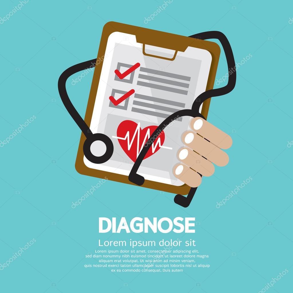 Diagnosis Vector Illustration Stock Vector Image by ©happymay #44569351 Diagnosis Vector Illustration Stock Vector Image by ©happymay #44569351