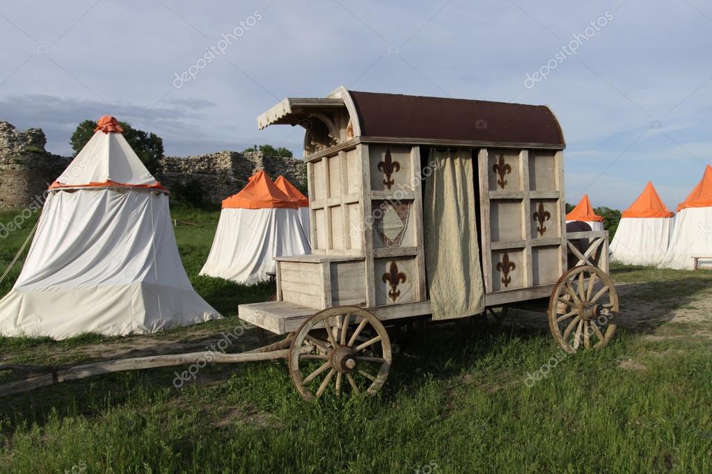 Carro medieval — Fotos de Stock © djumandji #45928479