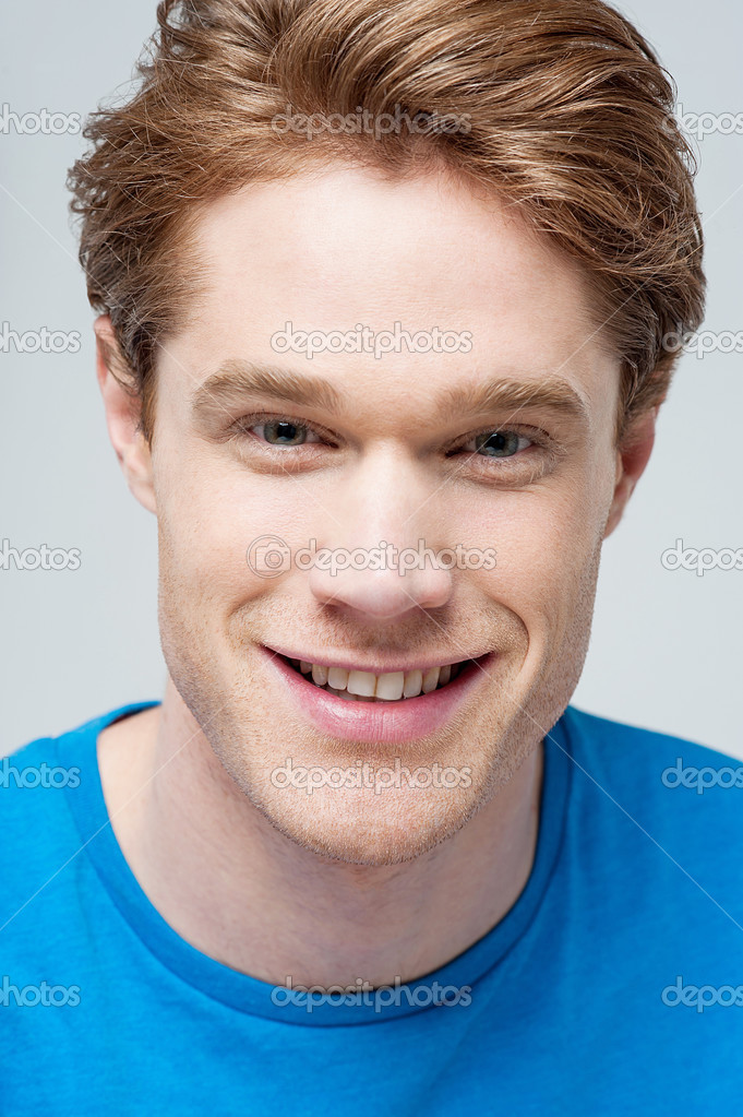 Smiling male model — Stock Photo © stockyimages #42126509