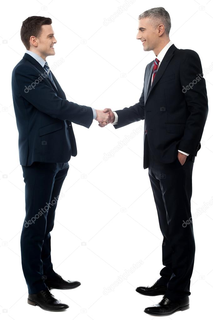 Two businessmen have an agreement Stock Photo by ©stockyimages 47403779