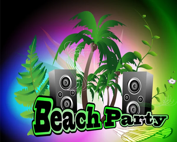 Beach party Stock Vector by ©nicky2342 10725508