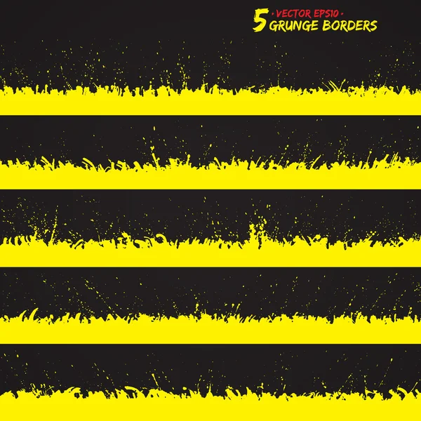 Set of grunge vector borders Stock Vector Image by ©yamonstro #23637587