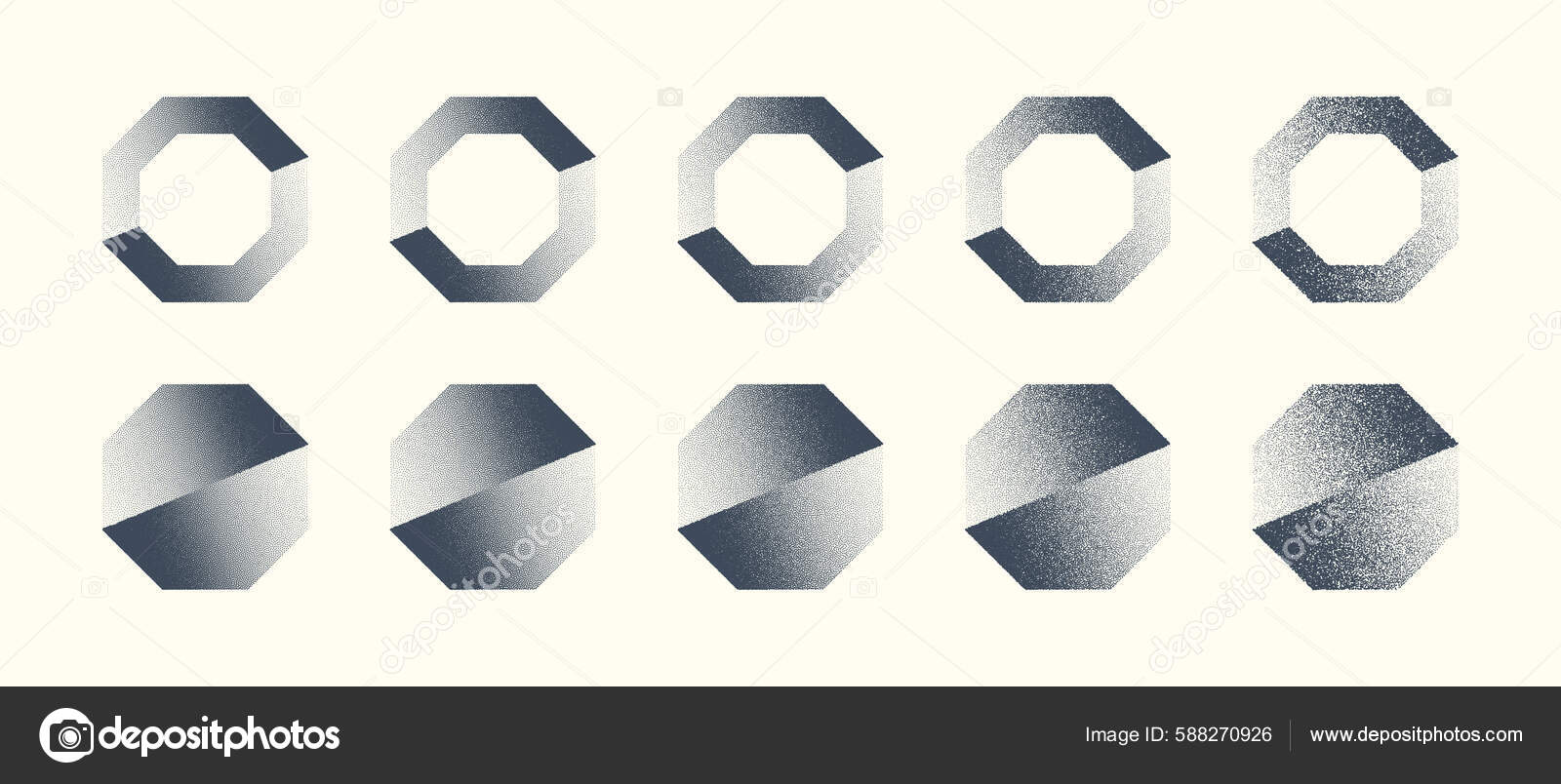 Modelo De Forma De Octogono