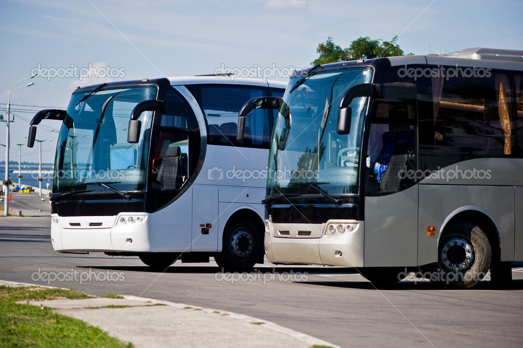 White and gray bus Stock Photo by ©vipavlenkoff 30527905