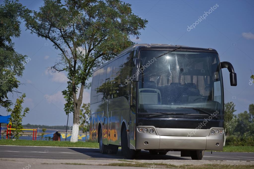 Gray coach bus — Stock Photo © vipavlenkoff #47013069