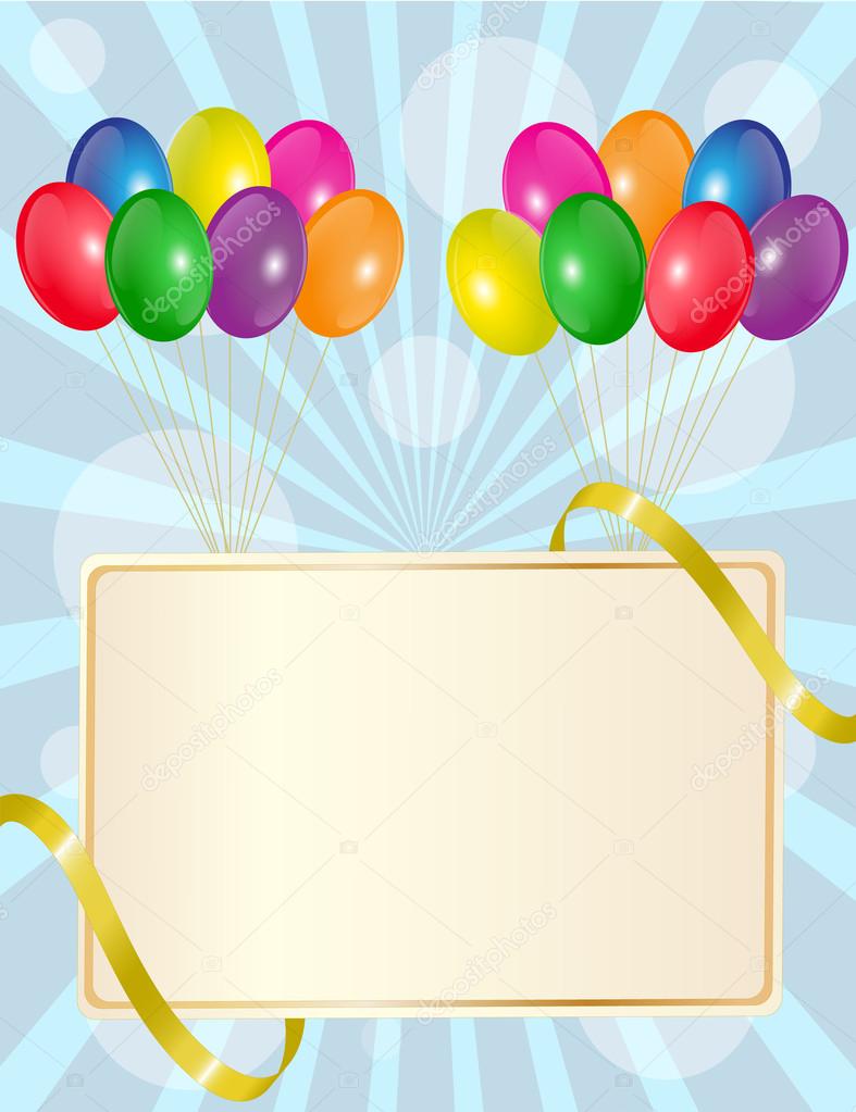 Señal de saludo con globos 2022