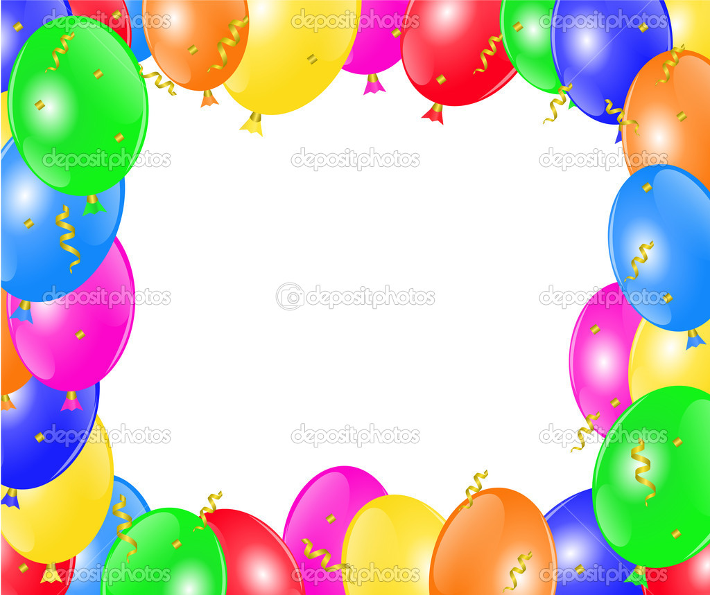 Frame with balloons — Stock Vector © OlgaSuslO #19508825