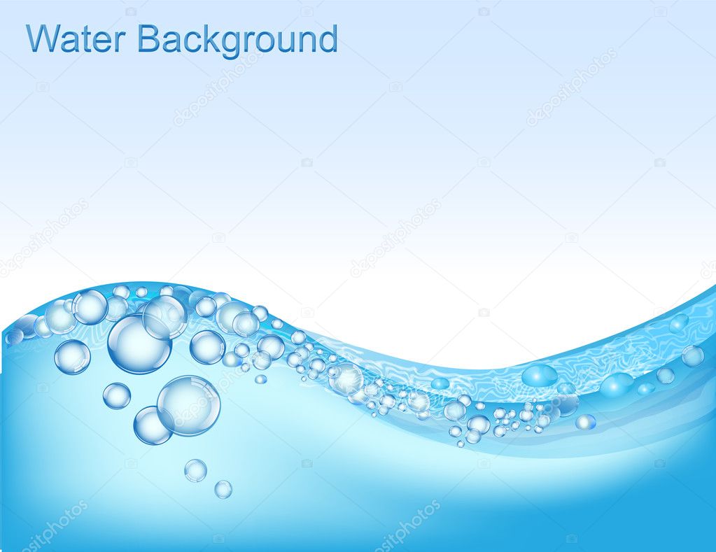 Water background — Stock Vector © OlgaSuslO #19657291