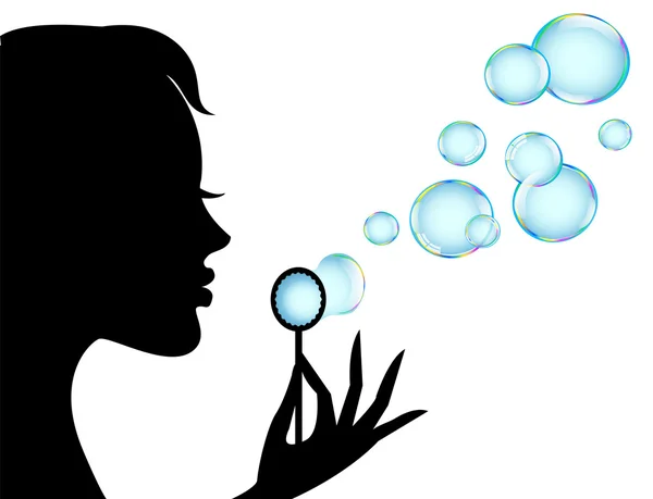 Blowing Bubbles Wand Clip Art