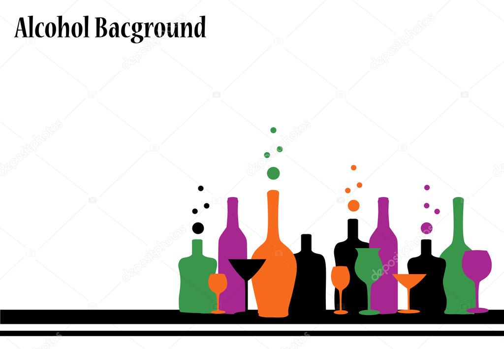 Alcohol background Stock Vector Image by ©OlgaSuslO #26204177