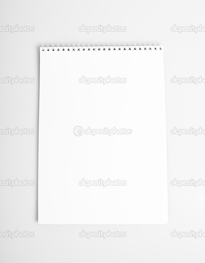 Open album with blank pages — Stock Photo © ollzha #48801951