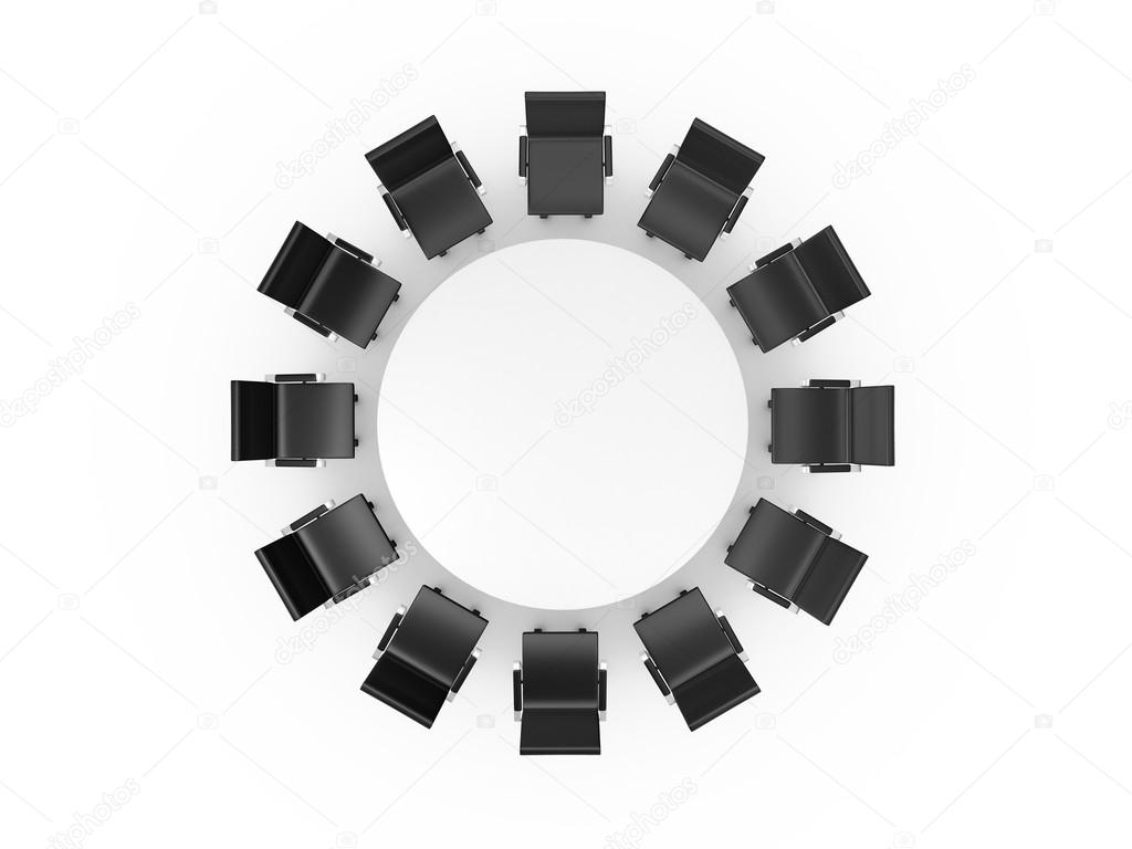 Conference Table Top View