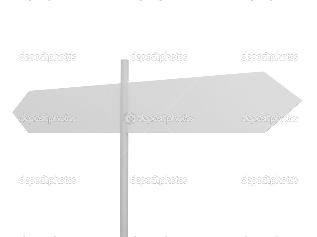 Blank Traffic Sign — Stock Photo © niglaynike #30421097