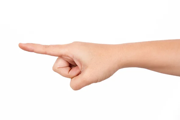 Touching or pointing child hand gesture — Stock Photo © bloomua #18425601