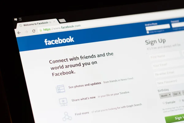 Facebook Home Page - Stock Image - Everypixel