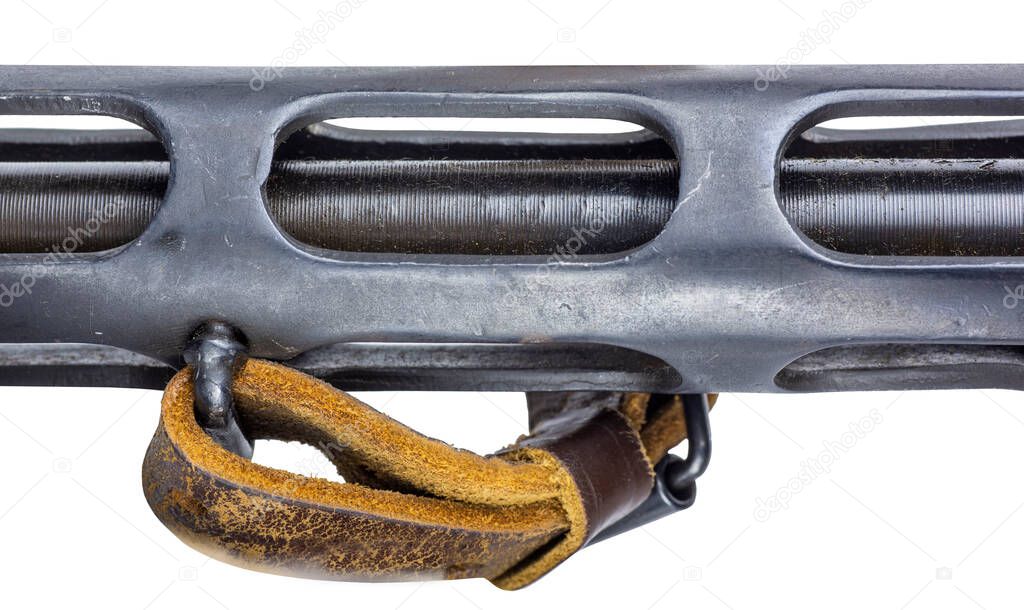 subfusil Shpagin soviético histórico de la Segunda Guerra Mundial sobre ...