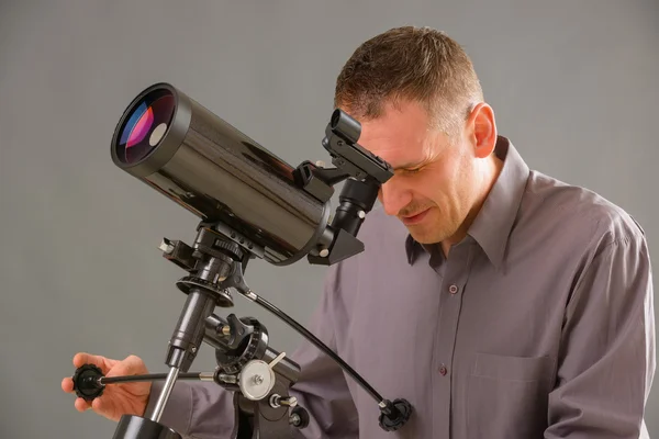 Looking through telescope Stock Photos, Royalty Free Looking through ...