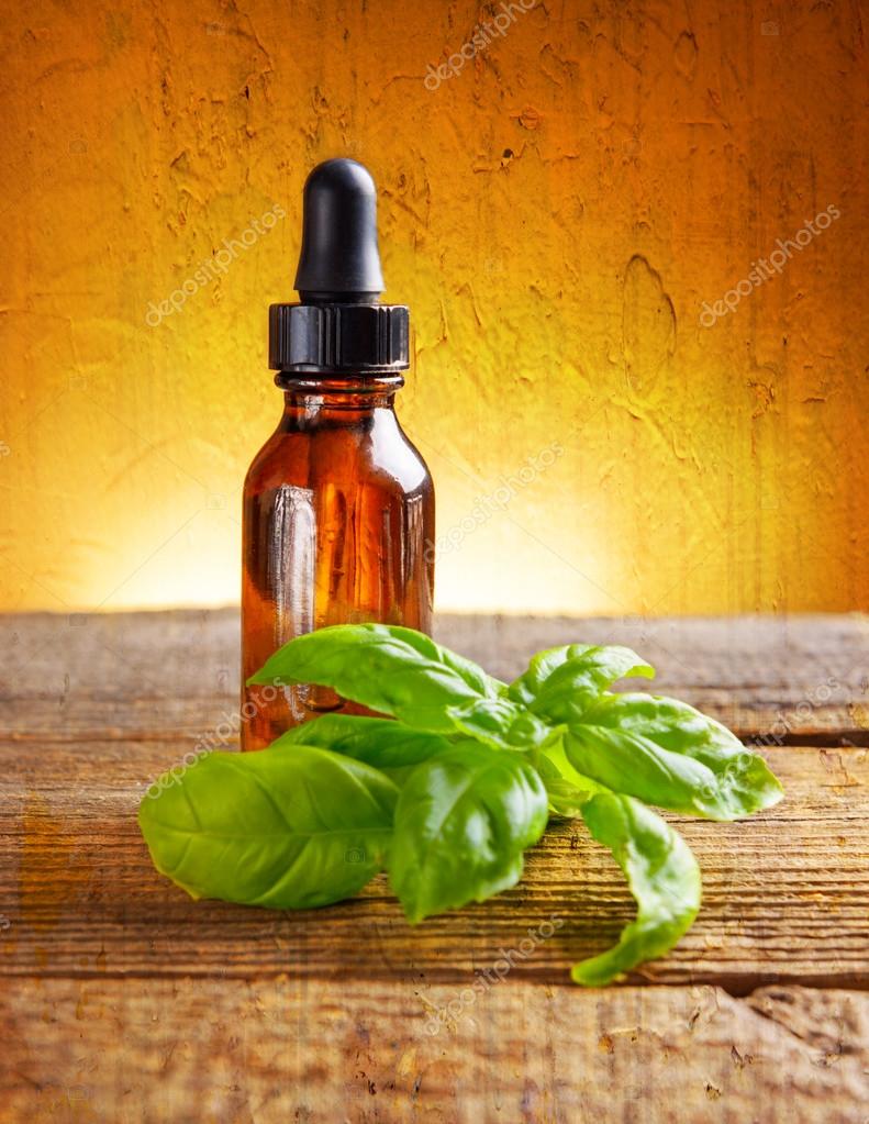 Basil oil Stock Photo by ©Amaviael 42786055