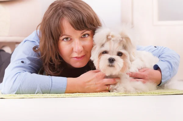 Dog and owner - Stock Image - Everypixel
