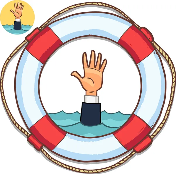 Cartoon Man Drowning in Paperwork — Stock Vector © ronleishman #14000170 Cartoon Man Drowning in Paperwork — Stock Vector © ronleishman #14000170