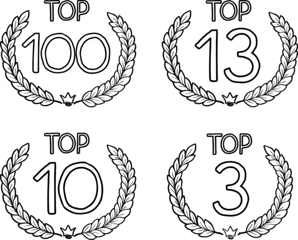 Top three icon, Royalty-free Top three icon Vector Images & Drawings ...