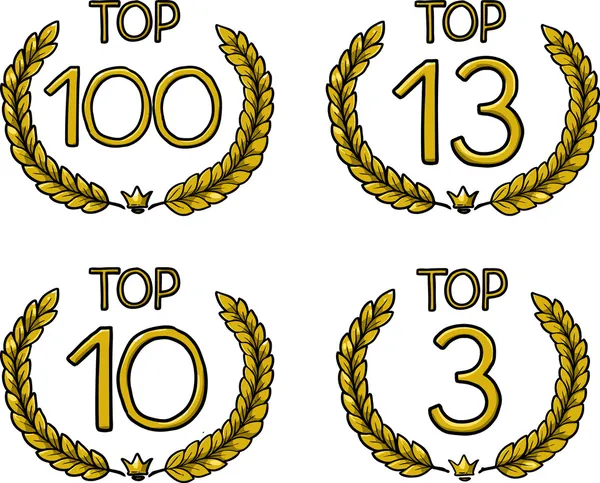 Top three icon, Royalty-free Top three icon Vector Images & Drawings ...