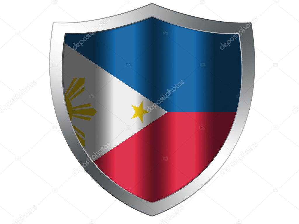 Philippine Flag Shield Logo