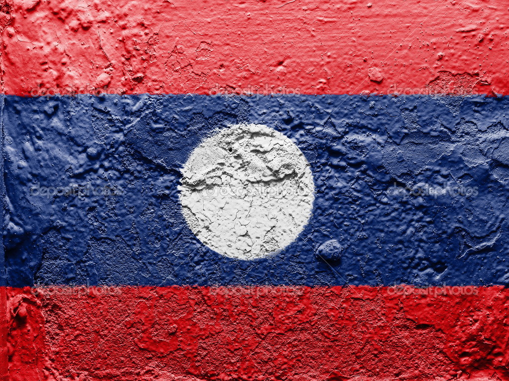 The Laotian flag Stock Photo by ©Olesha 15385775
