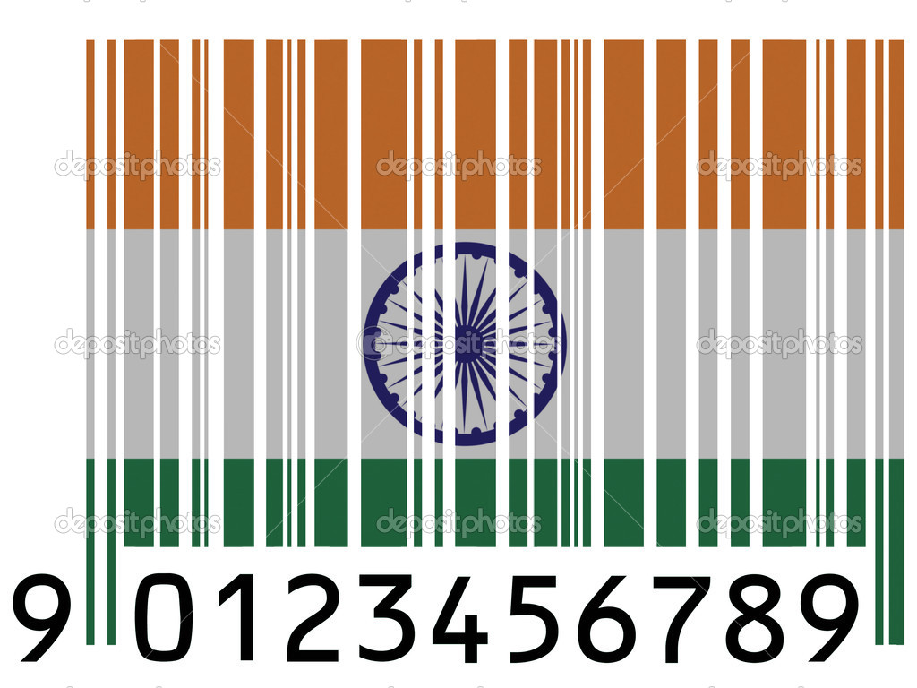 The Indian flag — Stock Photo © Olesha #23403622