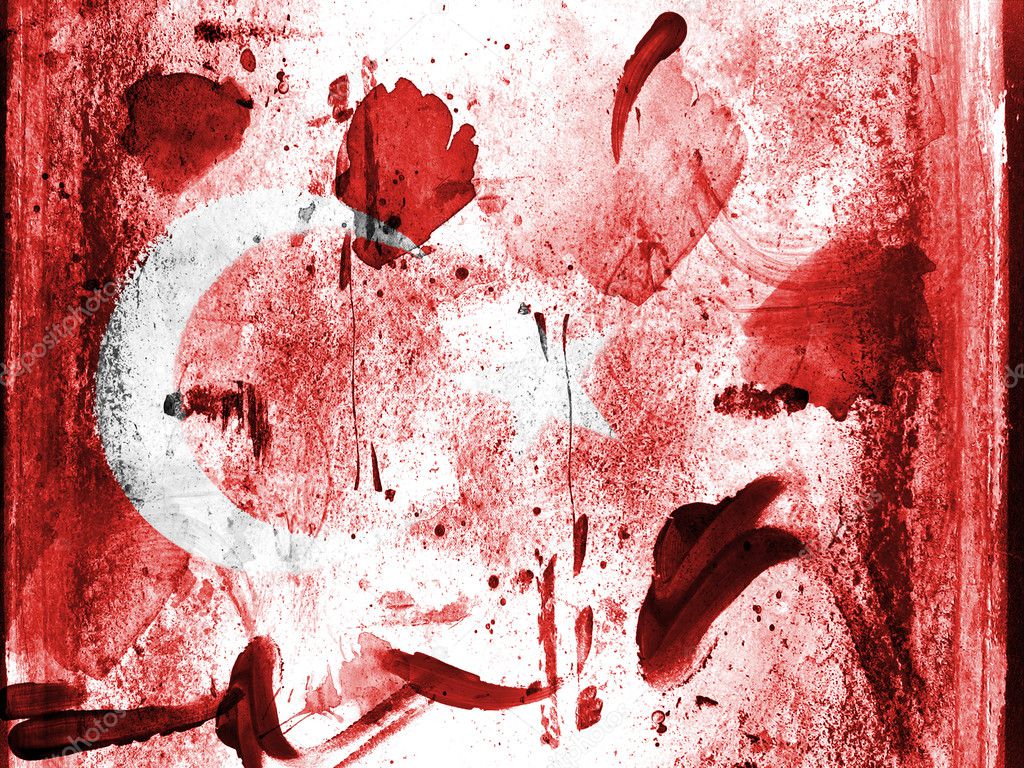 The Turkish flag Stock Illustration by ©Olesha #23404952