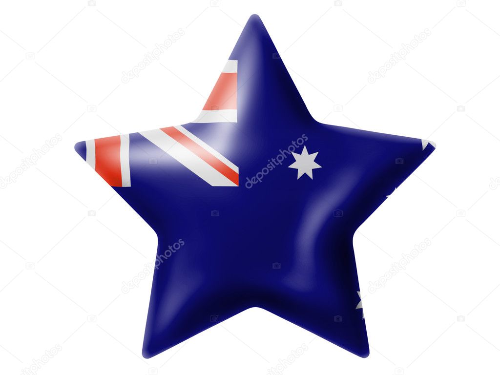 The Australian flag Stock Photo by ©Olesha 23407590