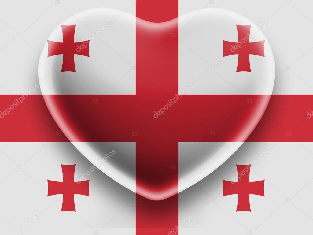 The Georgian flag Stock Photo by ©Olesha 23431768