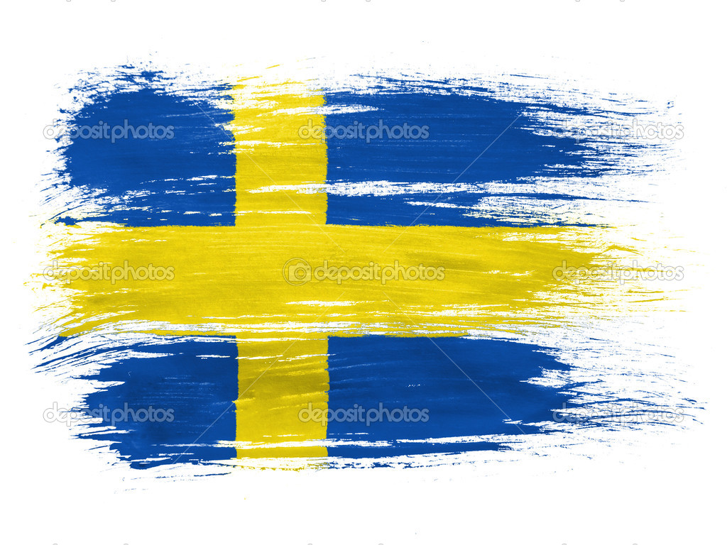 den svenska flaggan — Stockfotografi © Olesha #23434534