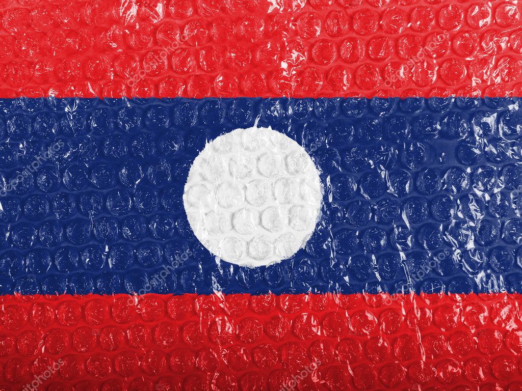 The Laotian flag Stock Photo by ©Olesha 23470016