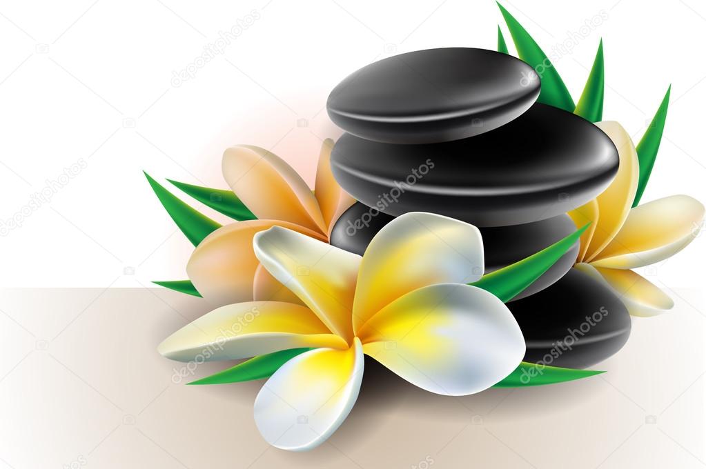 Spa Flowers Clipart