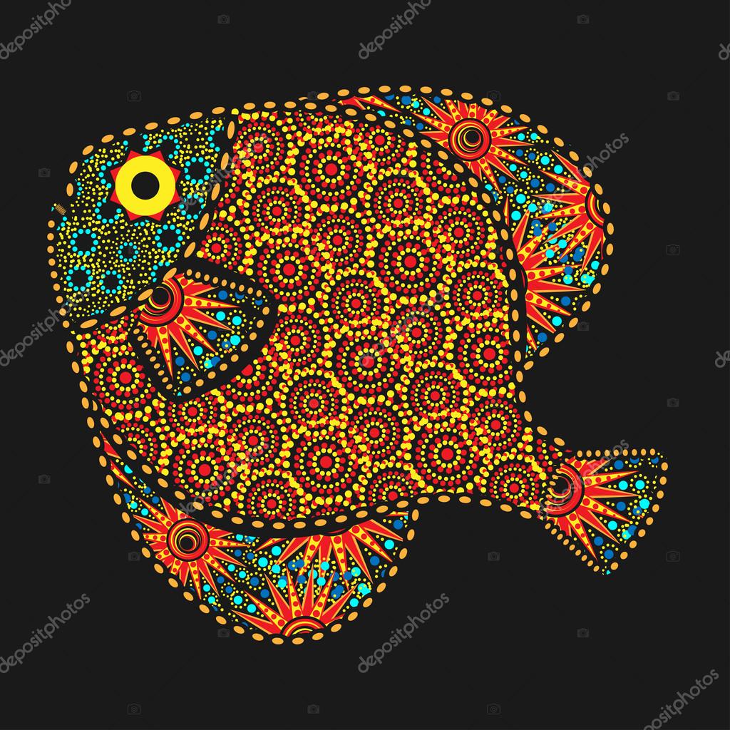 African style ornate fish Stock Vector Image by ©BlackSpring1 #27455419