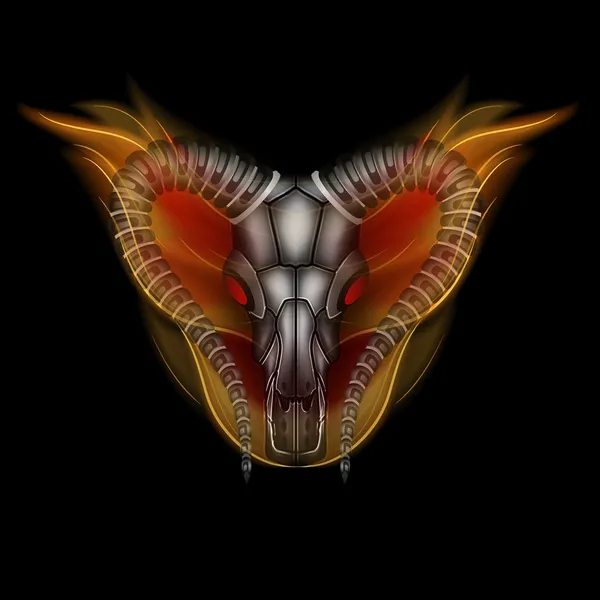 Goat head in fire Stock Vector Image by ©BlackSpring1 #38924057