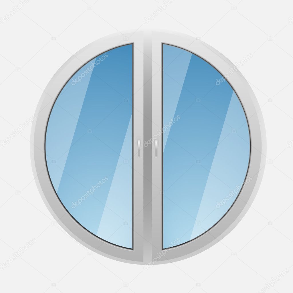 Round plastic window — Stock Vector © BlackSpring1 #39543893