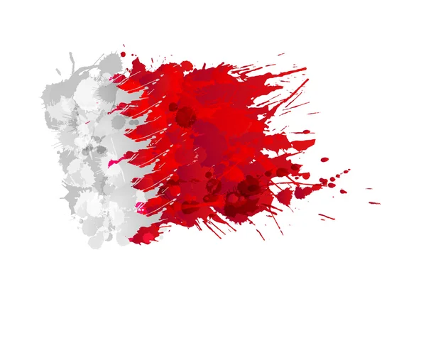 Flag Of Vietnam Made Of Colorful Splashes Stock Vector By ©blackspring1