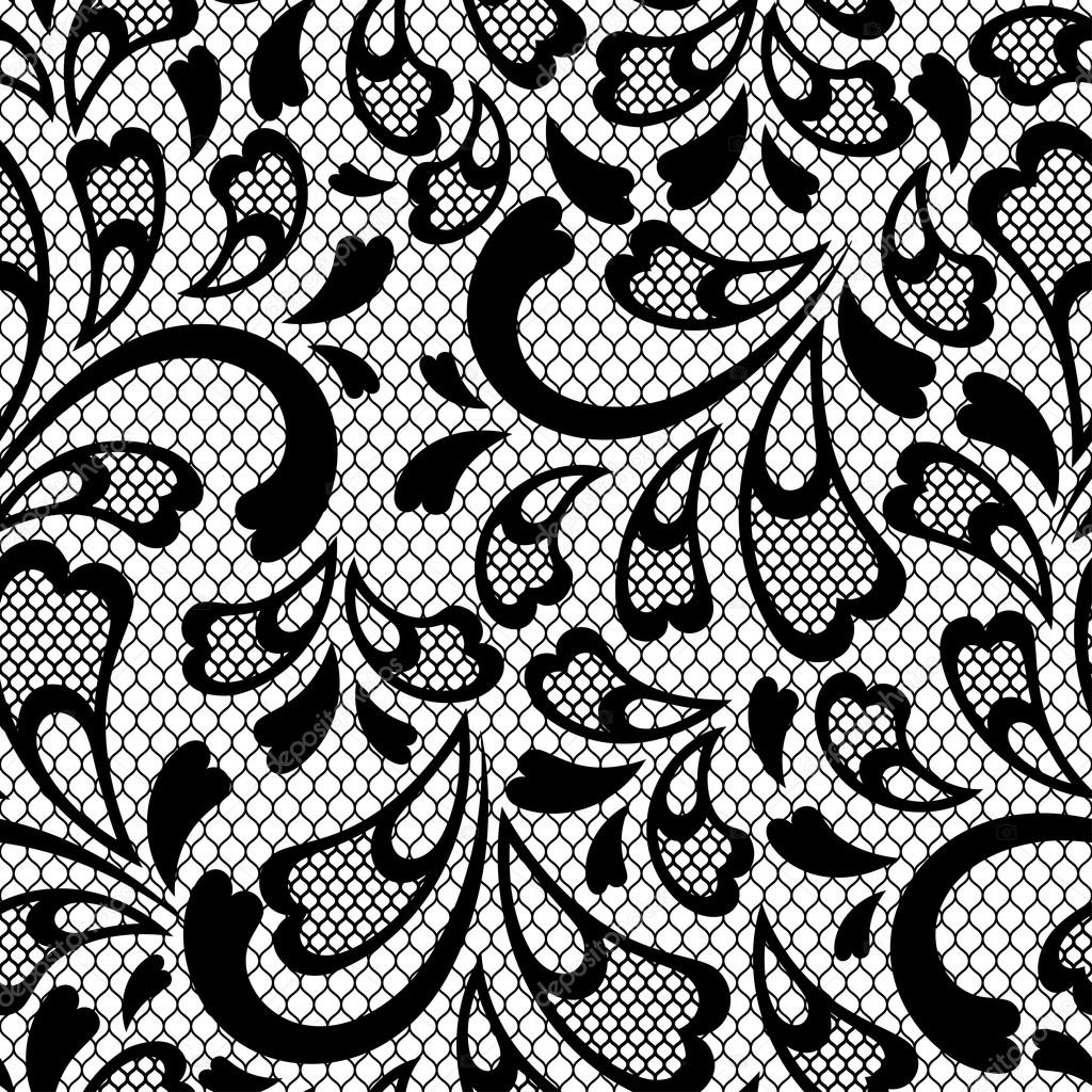 Old lace seamless pattern. Vector texture. — Stock Vector © incomible ...