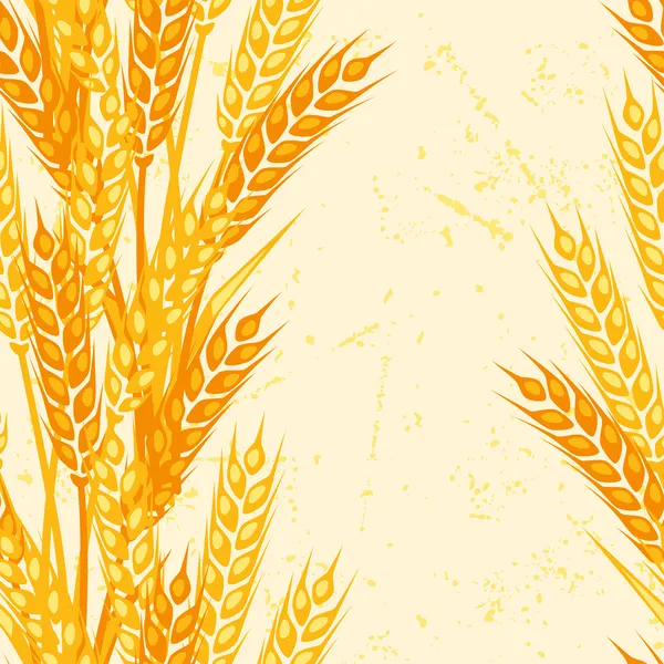 Abstract textured wheat field. Seamless pattern. Vector. — Stock Vector ...