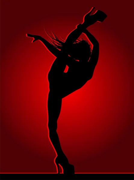 Flexible dancing girl Stock Vector Image by ©Elena_Bessonova #94143130