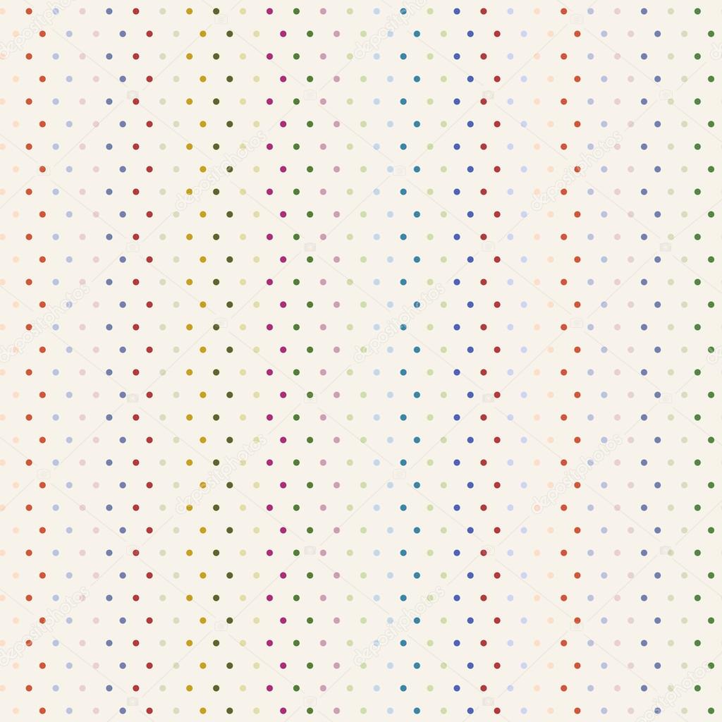 Colorful polka dot seamless background. Stock Vector Image by ...