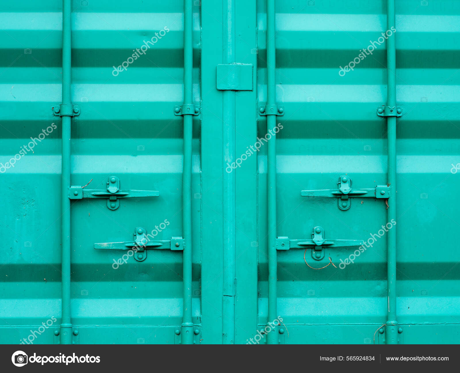 Green Cargo Containter Front Doors Shipping Container Door Assembly ...
